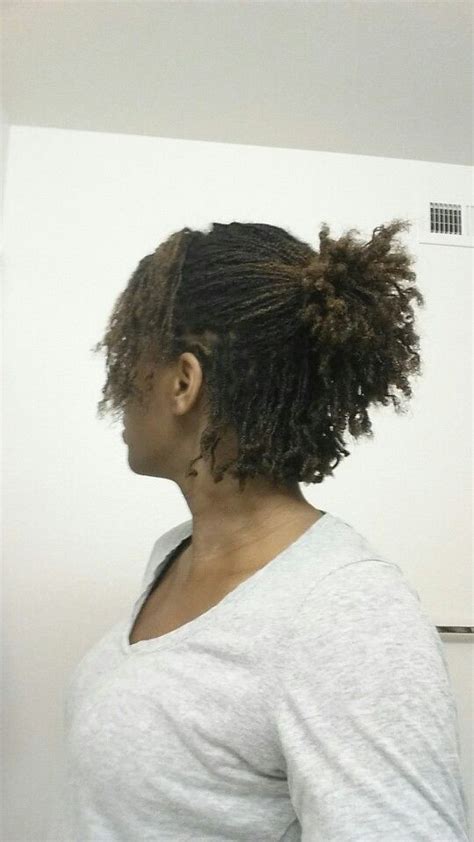 Pin By Nashon C On Sis Loc Updos Short Locs Hairstyles Locs