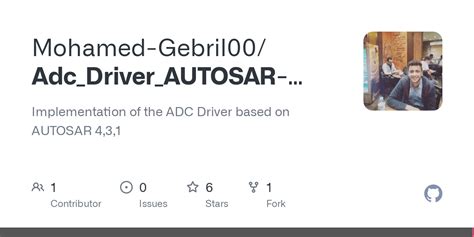 Github Mohamed Gebril00adcdriverautosar 431 Implementation Of