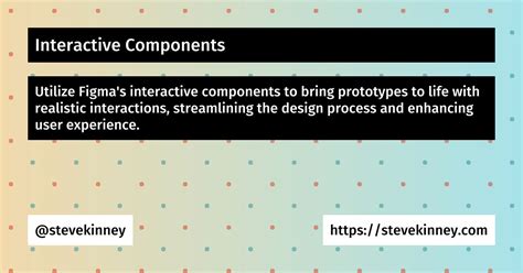 Interactive Components Figma For Developers Steve Kinney