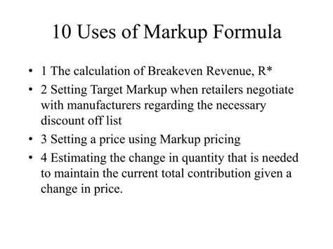 PPT Markup And Its Role In A Basic Business Model PowerPoint Presentation ID