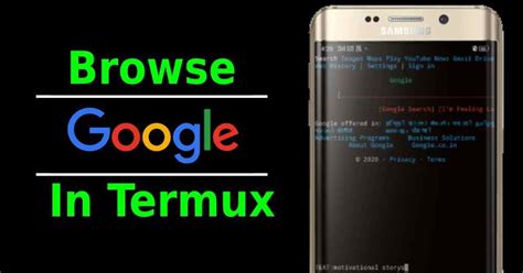 how to browser internet using termux on android