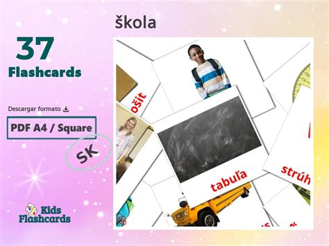Tarjetas Didacticas De Escuela Para Imprimir Gratis En Eslovaco Pdfs