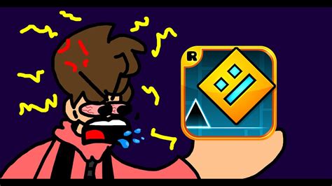 Geometry Dash But I M Bad At The Game Youtube