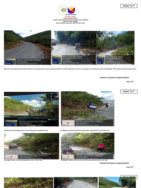 Annex C 1photo Documentation Barangay Barco Monthly Monitoring Report