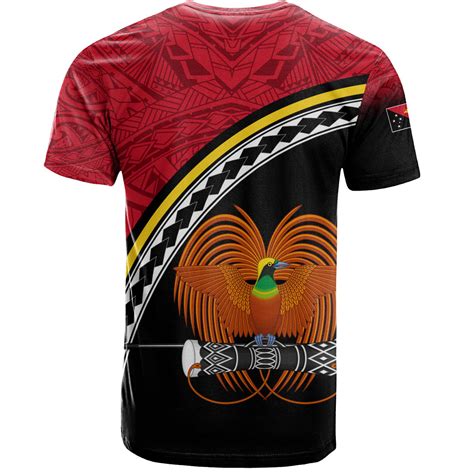 Papua New Guinea Custom Personalised T Shirt Polynesian Tribal Patterns
