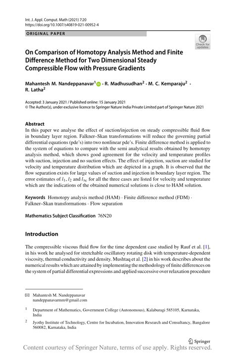 On Comparison Of Homotopy Analysis Method And Finite Difference Method For Two Dimensional
