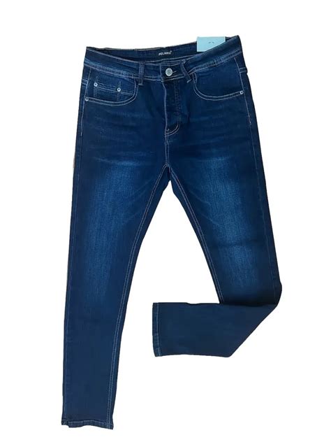Mens Casual Skinny Jeans Chic Street Style Medium Stretch Temu New