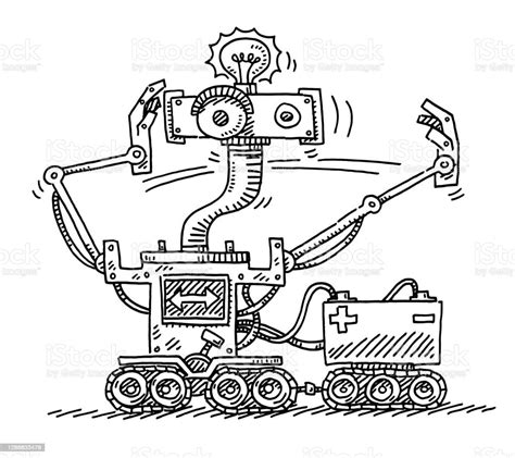 Gambar Robot Pendulum Kepala Ilustrasi Stok Unduh Gambar Sekarang