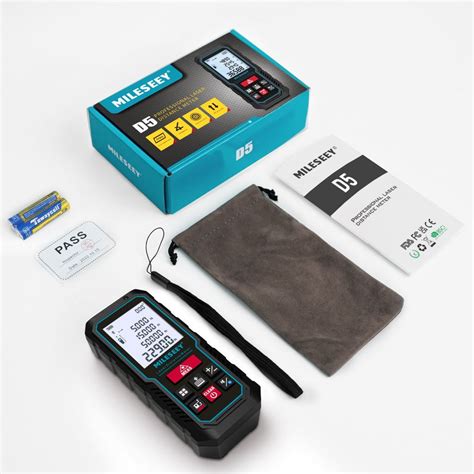 Mileseey 100m Laser Distance Meter Digital Lcd 100 Meter Range Finder