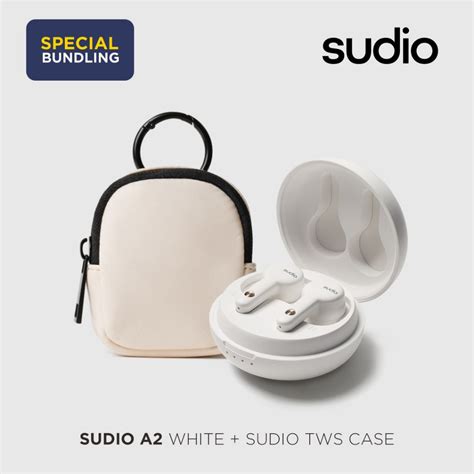 Jual Sudio A2 White Tws In Ear Active Noise Cancelling Shopee Indonesia