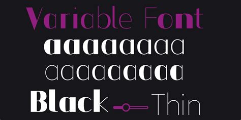 Contrast Sans Variable Font