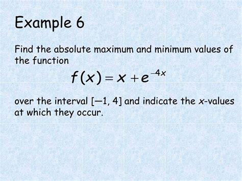 PPT Extreme Value Theorem PowerPoint Presentation Free Download ID