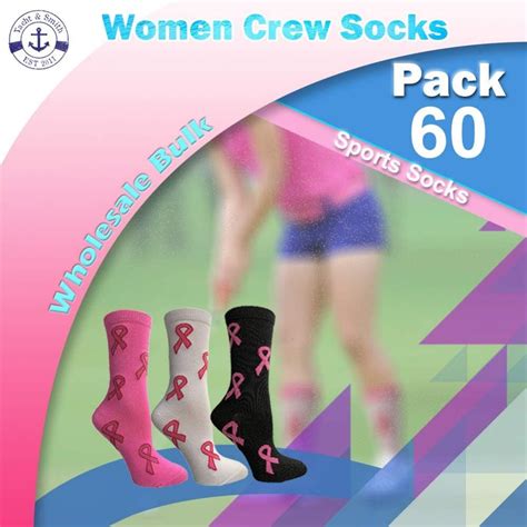 60 Wholesale Yacht And Smith Womens Assorted Colored Breast Cancer