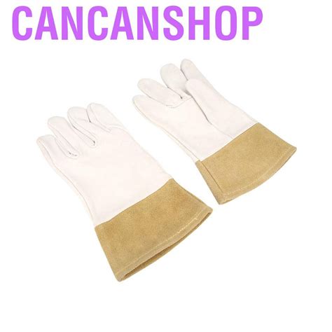 Cancanshop ถุงมือหนังแกะกันความร้อน Cancanshop Th Thaipick