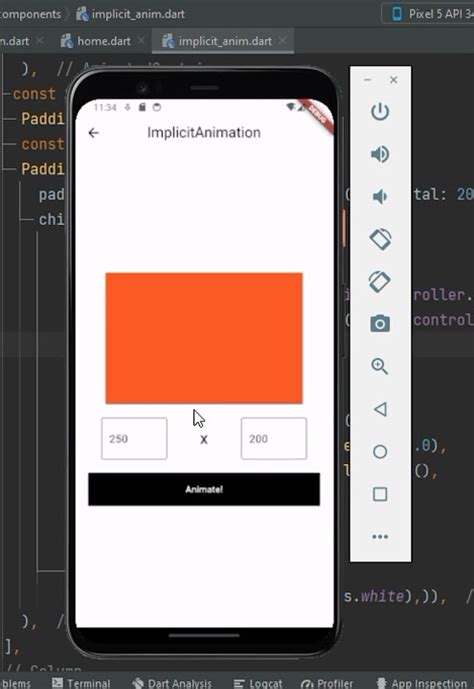 Day 4 Implicit Animation Animated Container In Flutter Part One Flutterdev Flutter