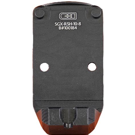 Candh Precision Sig Romeo1 Pro To Rmr Optic Mounting Plate With Rear