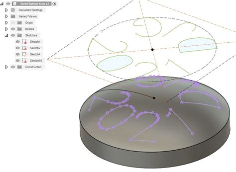 Bowl Button Fusion 360 3d Operations With Pp Z Axis Feedrate Scaling Fusion360 V1