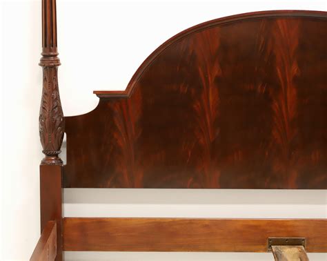 Baker Flame Mahogany Georgian Style California King Size Four Poster