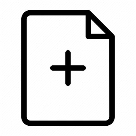 File Add New Document Icon Download On Iconfinder