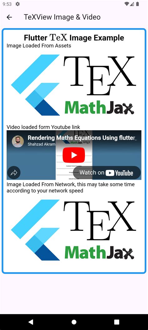 Github Shahxad Akramfluttertex A Flutter Package To Render Mathematics Physics And