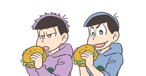 おそ松さん 【おそ松さん】もぐもぐ色松 やまっこのうごイラ Pixiv