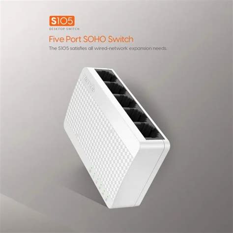 Tenda Te S105 5 Port Mini 10 100mbps Fast Ethernet Switch Lan Capable White At ₹ 850 Piece In