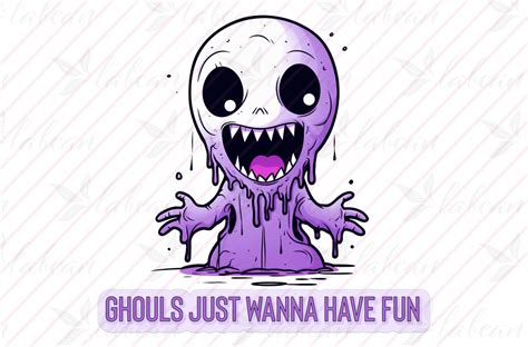 Ghouls Just Wanna Have Fun Png Graphic By Koava · Creative Fabrica