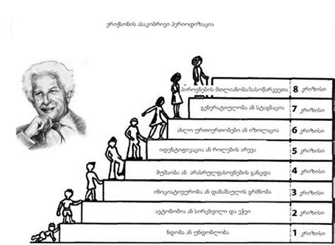 ერიკ ერიქ­სო­ნის პიროვნების განვითარების 8 ფსი­ქო­სო­ცი­ა­ლუ­რი ეტა­პი ახალი განათლება