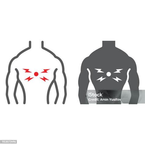 허리 통증 라인과 문양 아이콘 몸과 고통 다시 상처를 입힐 기호 벡터 그래픽 흰색 배경에 선형 패턴 0명에 대한 스톡 벡터 아트