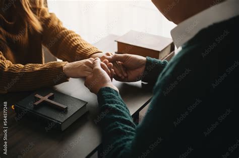 Cross With Hands Joined Together