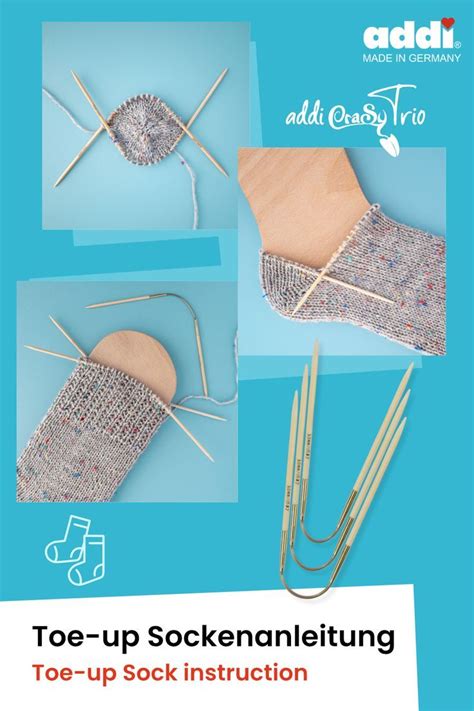 Toe Up Socken Stricken Mit Addicrasytrio ♡ Addide Socken Stricken