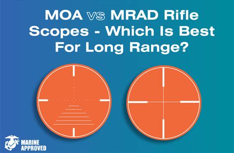 MOA Vs MRAD Rifle Scopes Which Is Best For Long Range Marine Approved