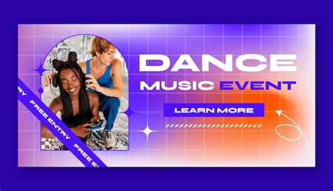 free vector grid horizontal banner template