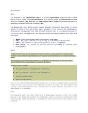 Assessment Docx Assessment Ans The Purpose Of The Operational Plan Is To Provide