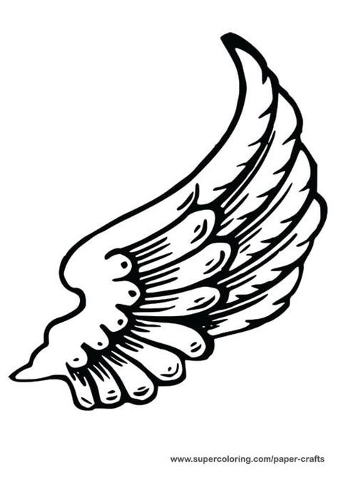 Angel Wings Template Outline