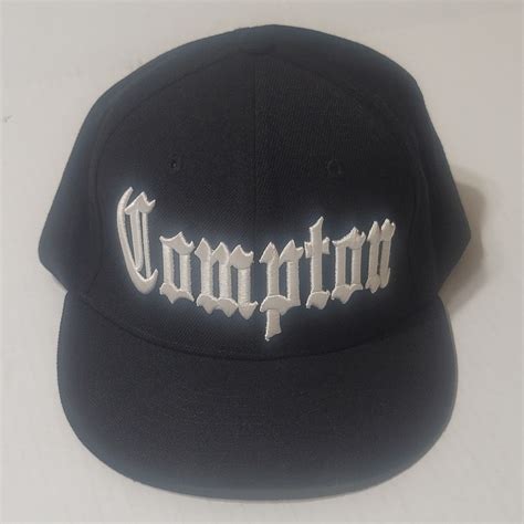 Compton Nothing Nowhere Brand Old English Embroidered… Gem