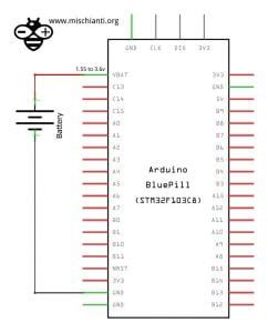 STM32 Internal RTC Clock And Battery Backup VBAT Renzo Mischianti