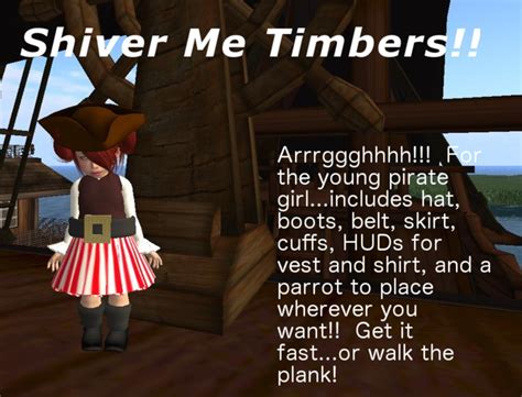 Second Life Marketplace Royal Ragamuffins Shiver Me Timbers For Td