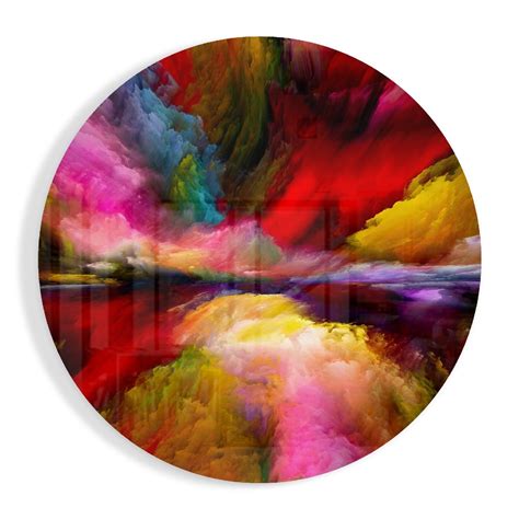 Color Explosion Glass Wall Art Insigneart Usa