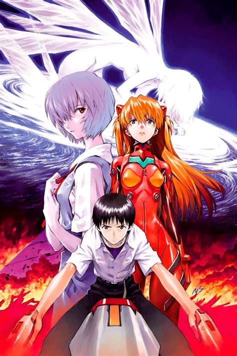 Lilith Rei Asuka And Shinji • Neon Genesis Evangelion Neon Genesis