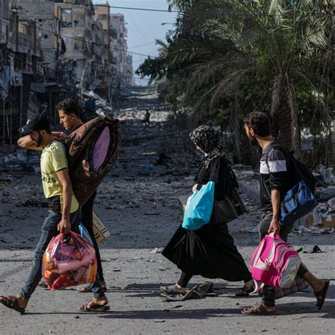 Thousands Of Gazans Fled South During A Window Given By Israel The Un