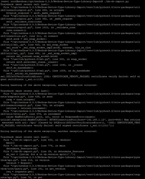 SSL Self Signed Certificate Issue Issue 58 Netbox Community Device