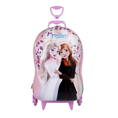 Mala Escolar Mala Infantil Disney Frozen Com Rodinha Tripla