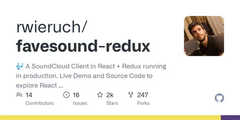 GitHub Rwieruch Favesound Redux A SoundCloud Client In React Redux Running In Production