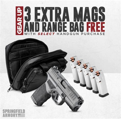 New Springfield Hellcat “gear Up” Package 9mm 30″ Barrel Textured