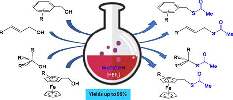 New Protocol For The Synthesis Of S‐thioesters From Benzylic Allylic And Tertiary Alcohols With