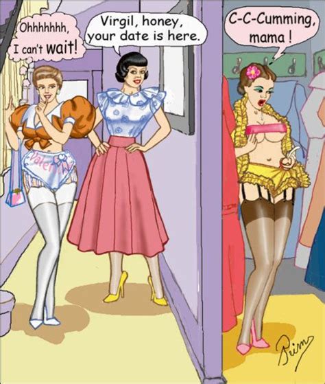 Pin On Crossdresser Cartoons And Artwork