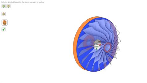 creating a rotational peridoic geometry for impeller flowthermolab