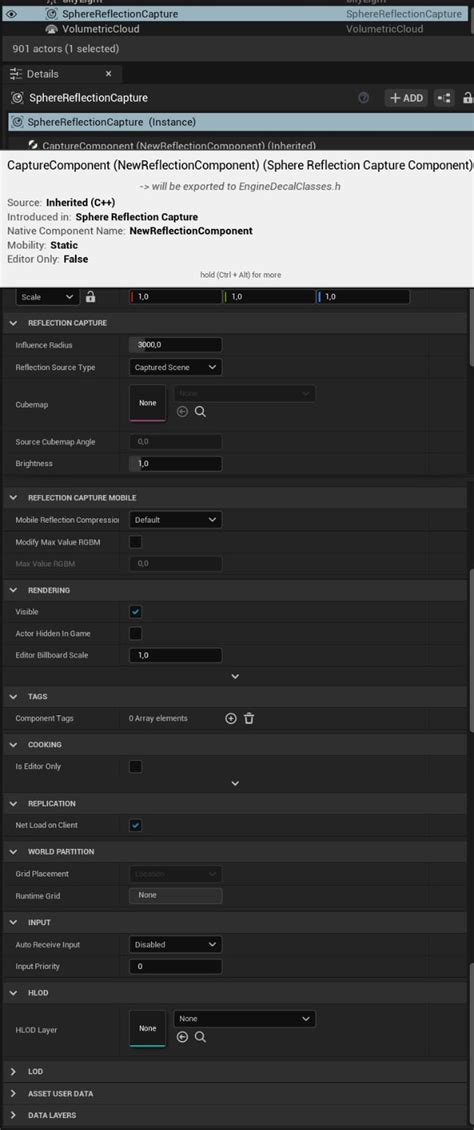 reflection problem while in play mode r unrealengine5