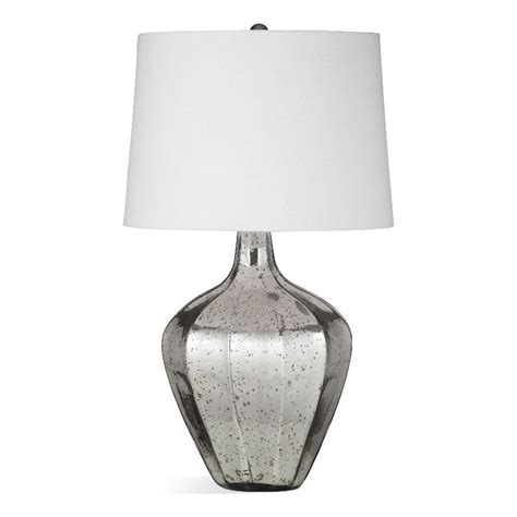 Diamond Silver Glass Table Lamp